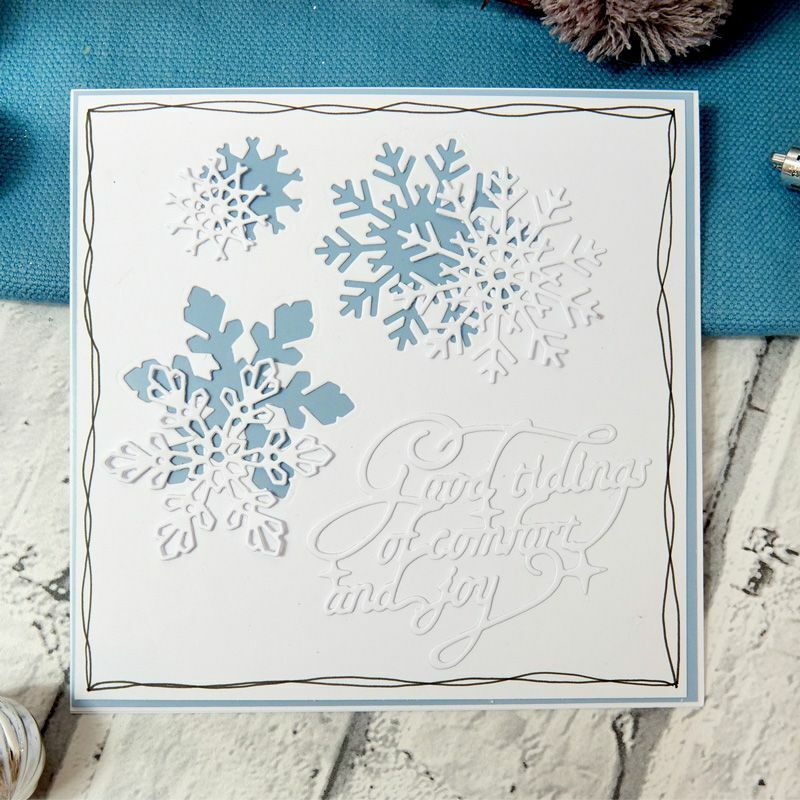 Hunkydory – Moonstone Dies – Layering Snowflake – Devoted Crafts